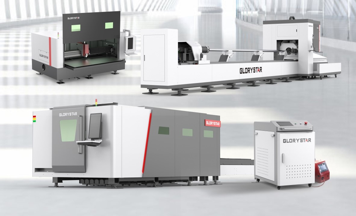 GLORYSTAR Fibre Laser Cutting Machine – Flat Bed Tube Cutting